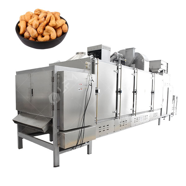 High Quality Continuous Nut Roasting Machine Cashew Roaster